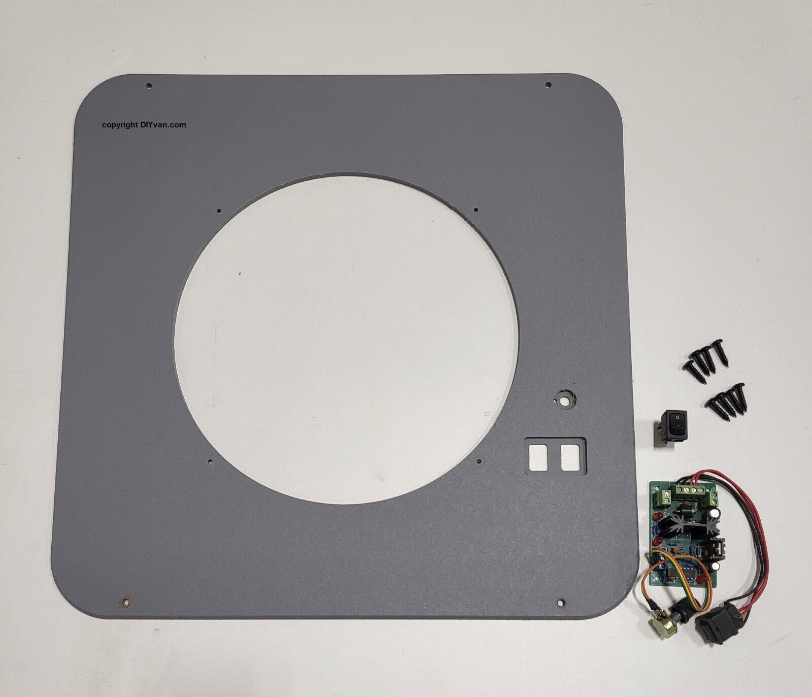 Maxxair Delete Plate for replacing a vent fan with a low profile Leman ...