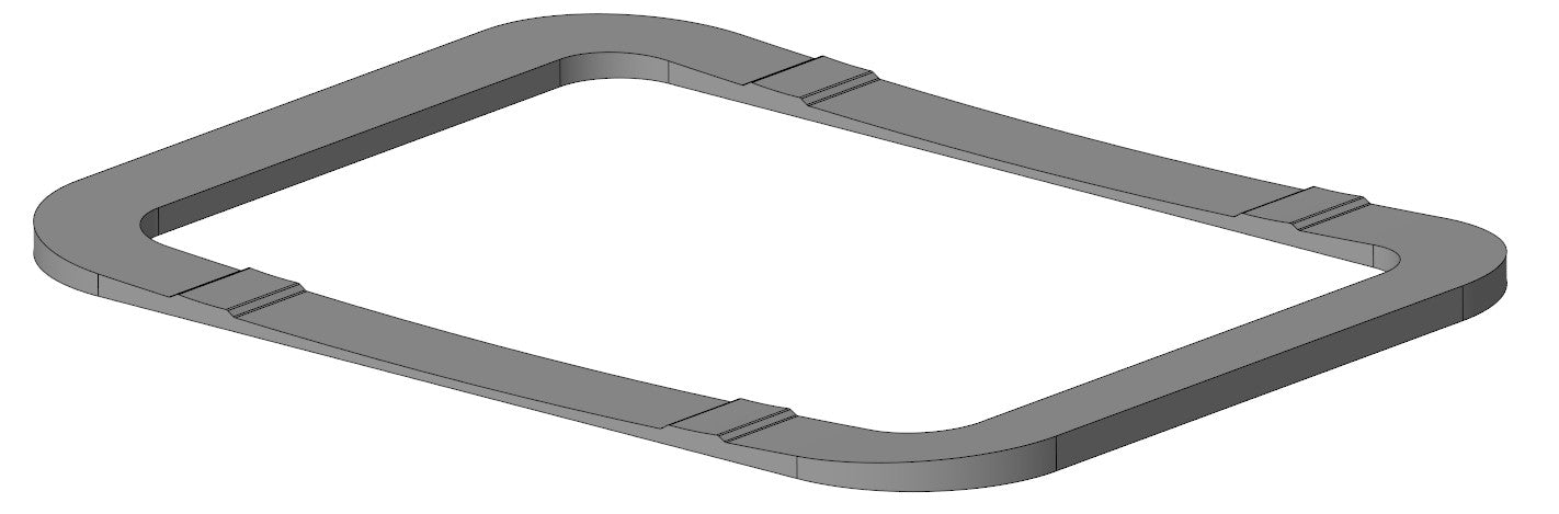 NomadicArk 500 x 700 skylight adapter - DIYvan